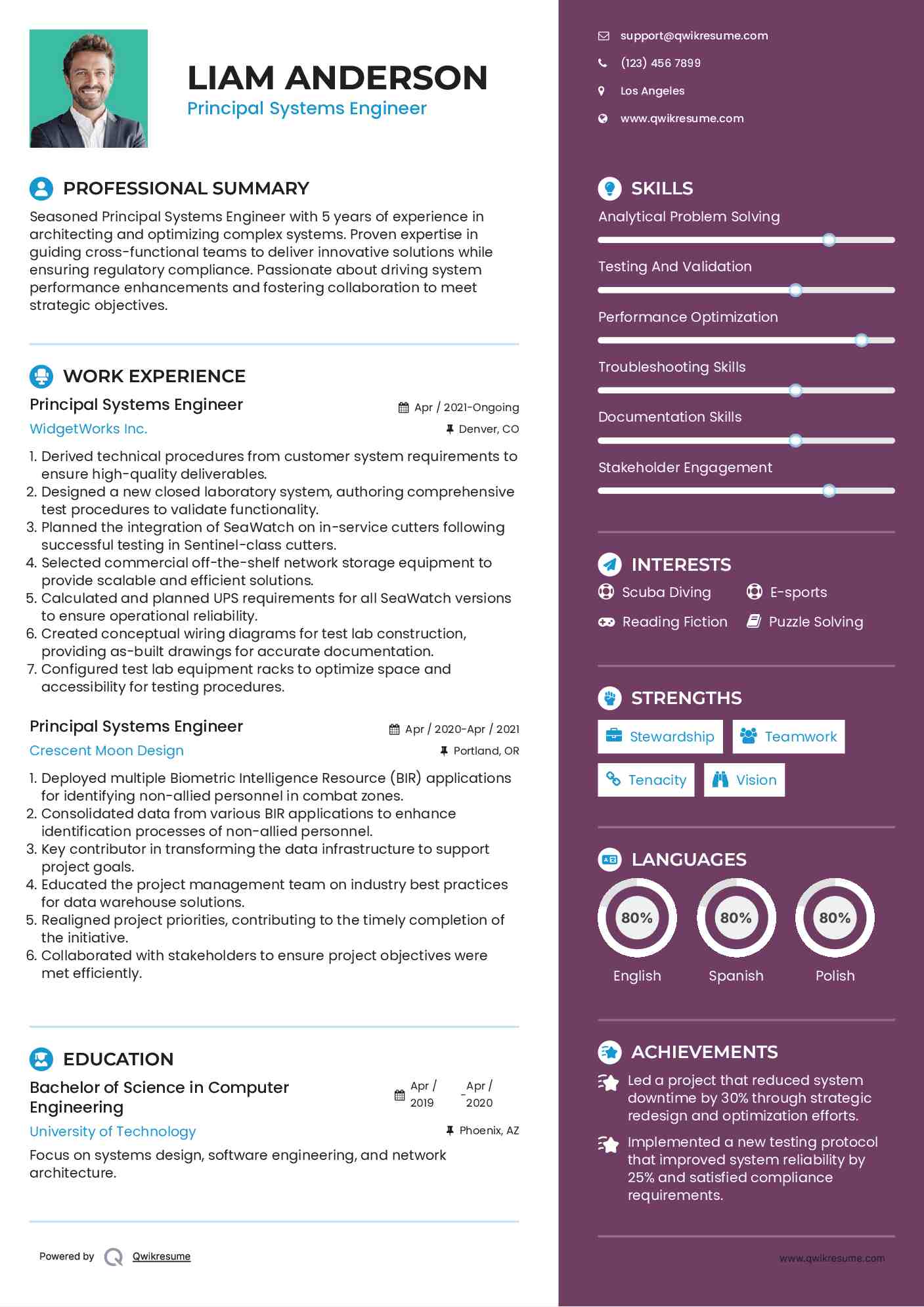 10+ Principal Systems Engineer Resume Samples & Templates for 2025 10+ Principal Systems Engineer Resume Samples & Templates for 2025