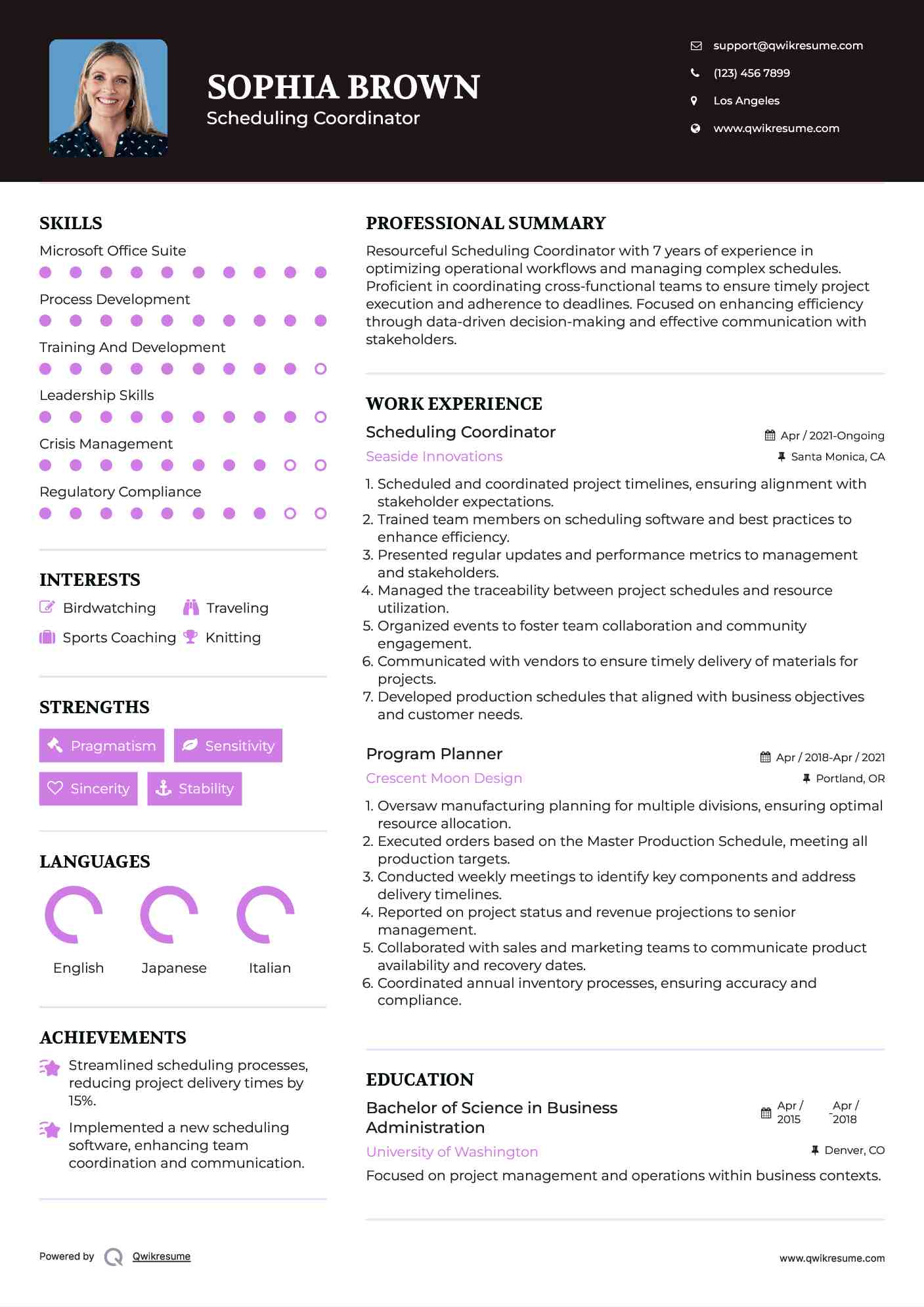 Program Planner Resume Samples QwikResume Program Planner Resume Samples QwikResume