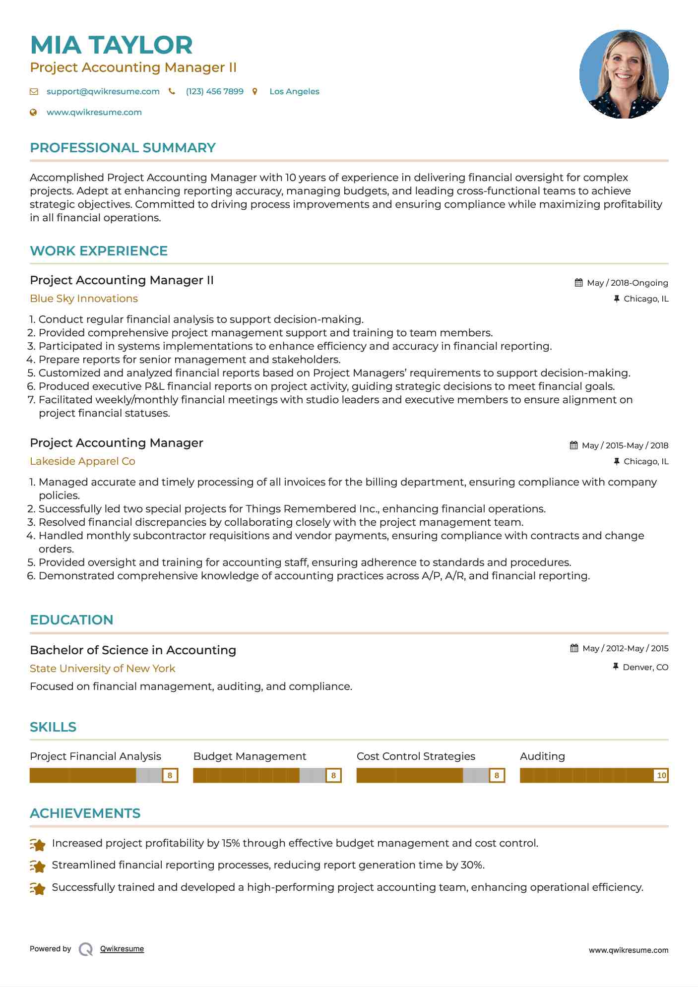 What Are The Roles And Responsibilities Of Project Accountant