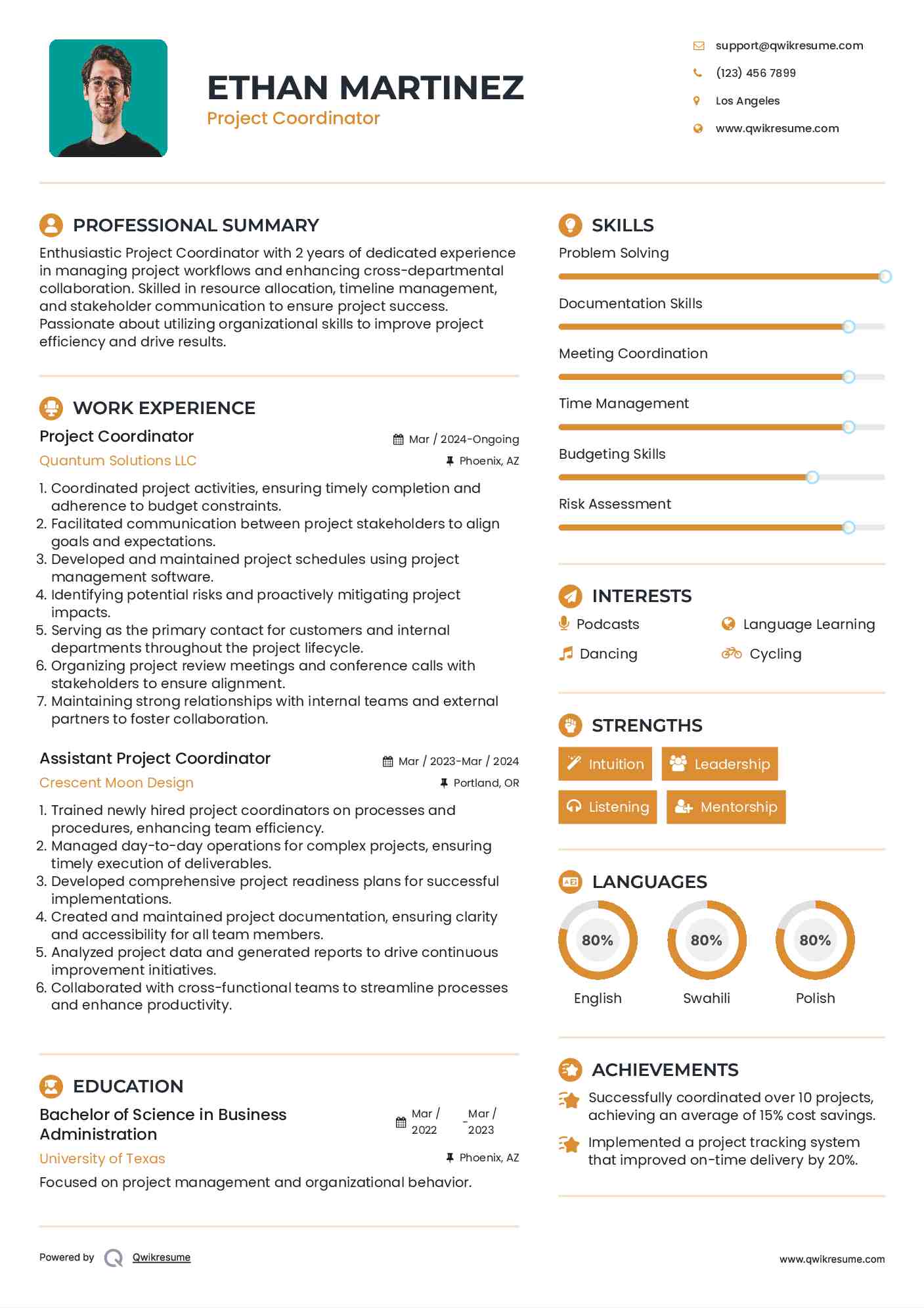 David Paykin Resume Template