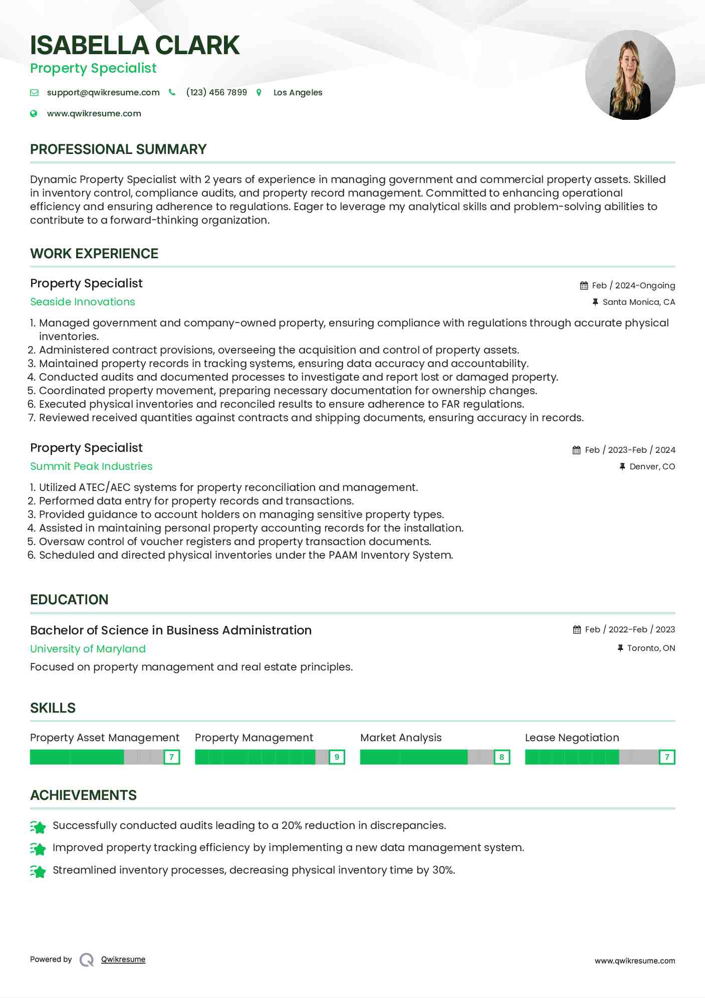 Property Specialist Resume Samples QwikResume Property Specialist Resume Samples QwikResume