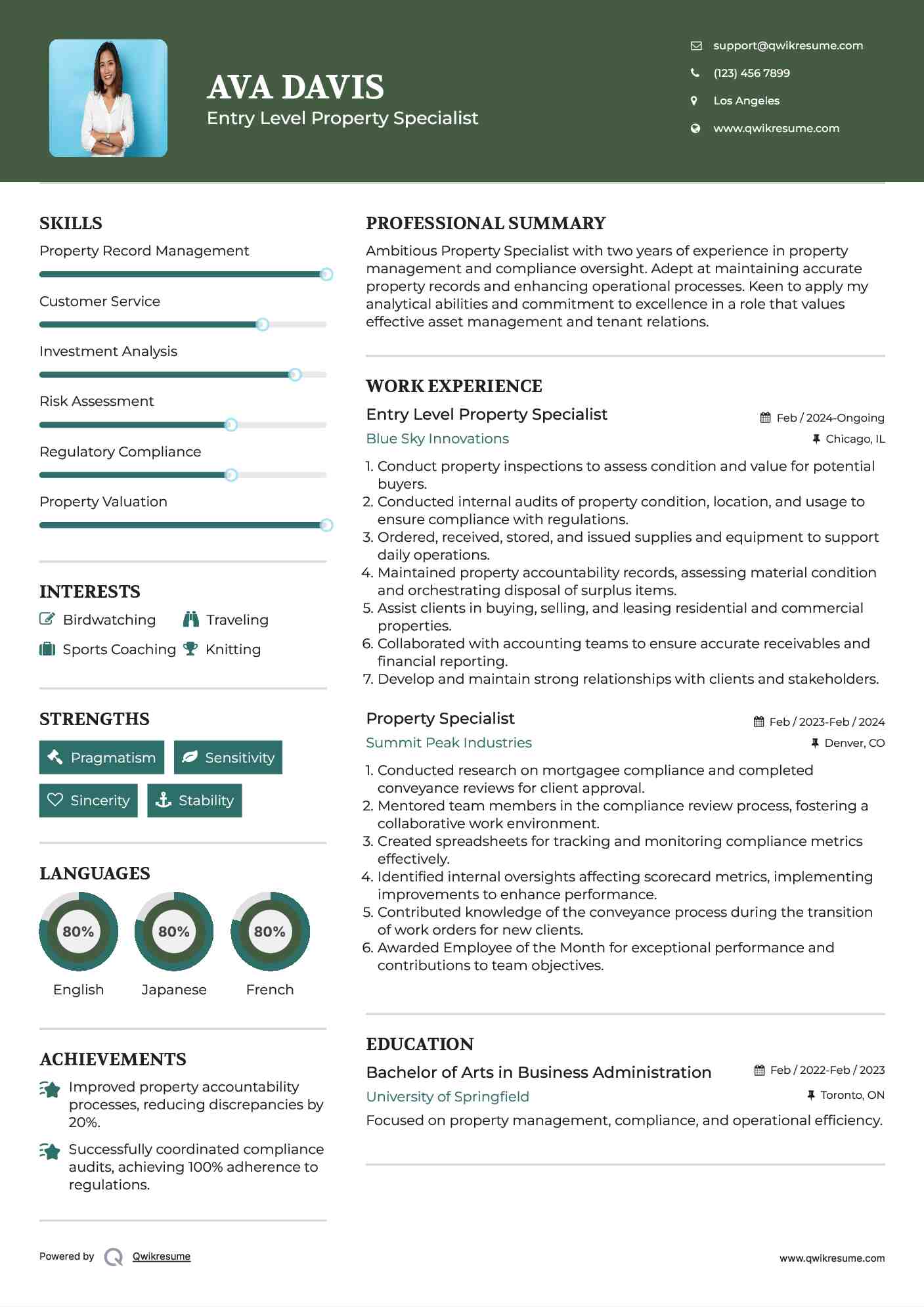 Property Specialist Resume Samples QwikResume Property Specialist Resume Samples QwikResume