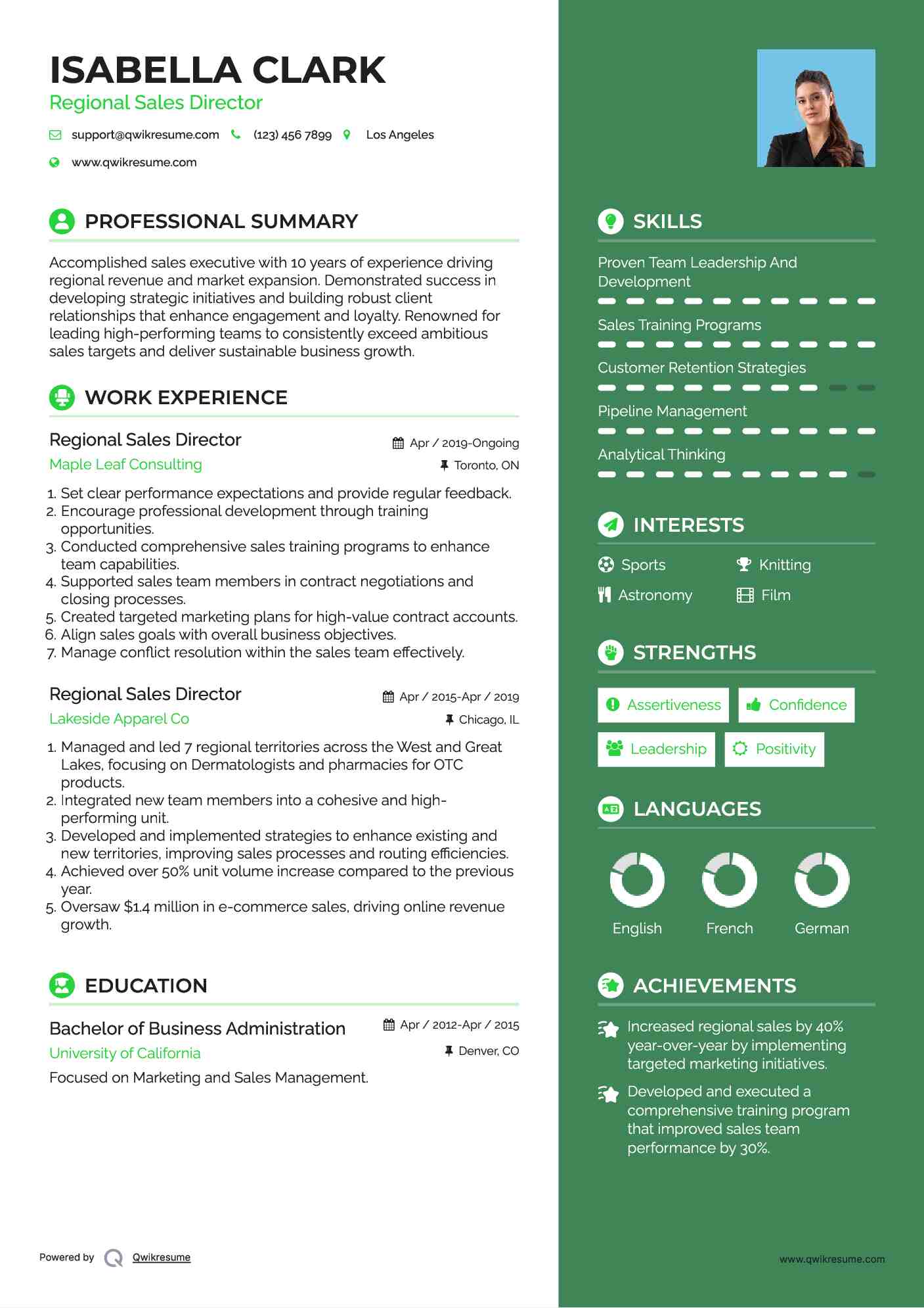  Sales Director Resume Examples Mryn Ism