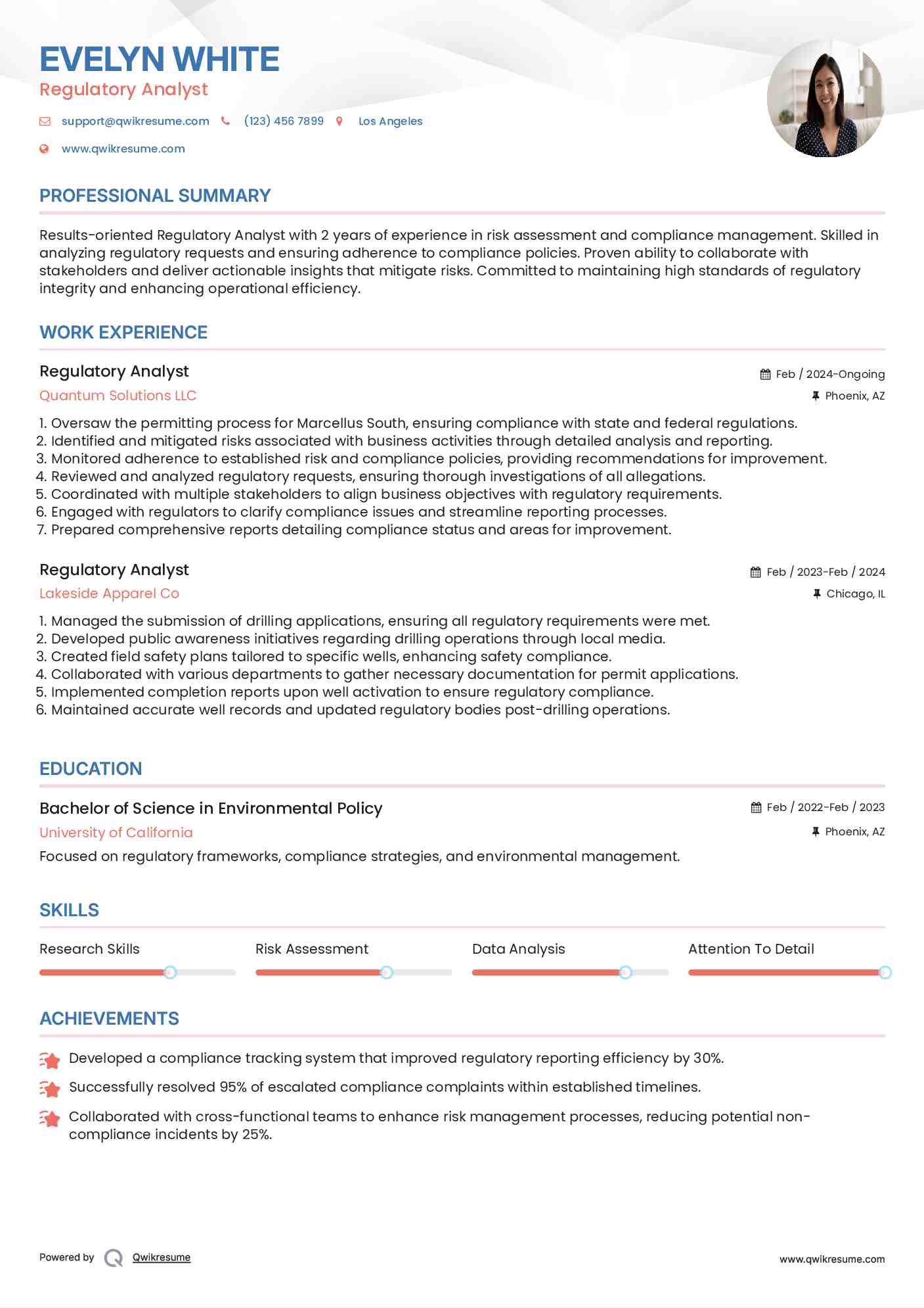 Regulatory Analyst Resume Samples QwikResume regulatory-analyst-resume-samples-qwikresume