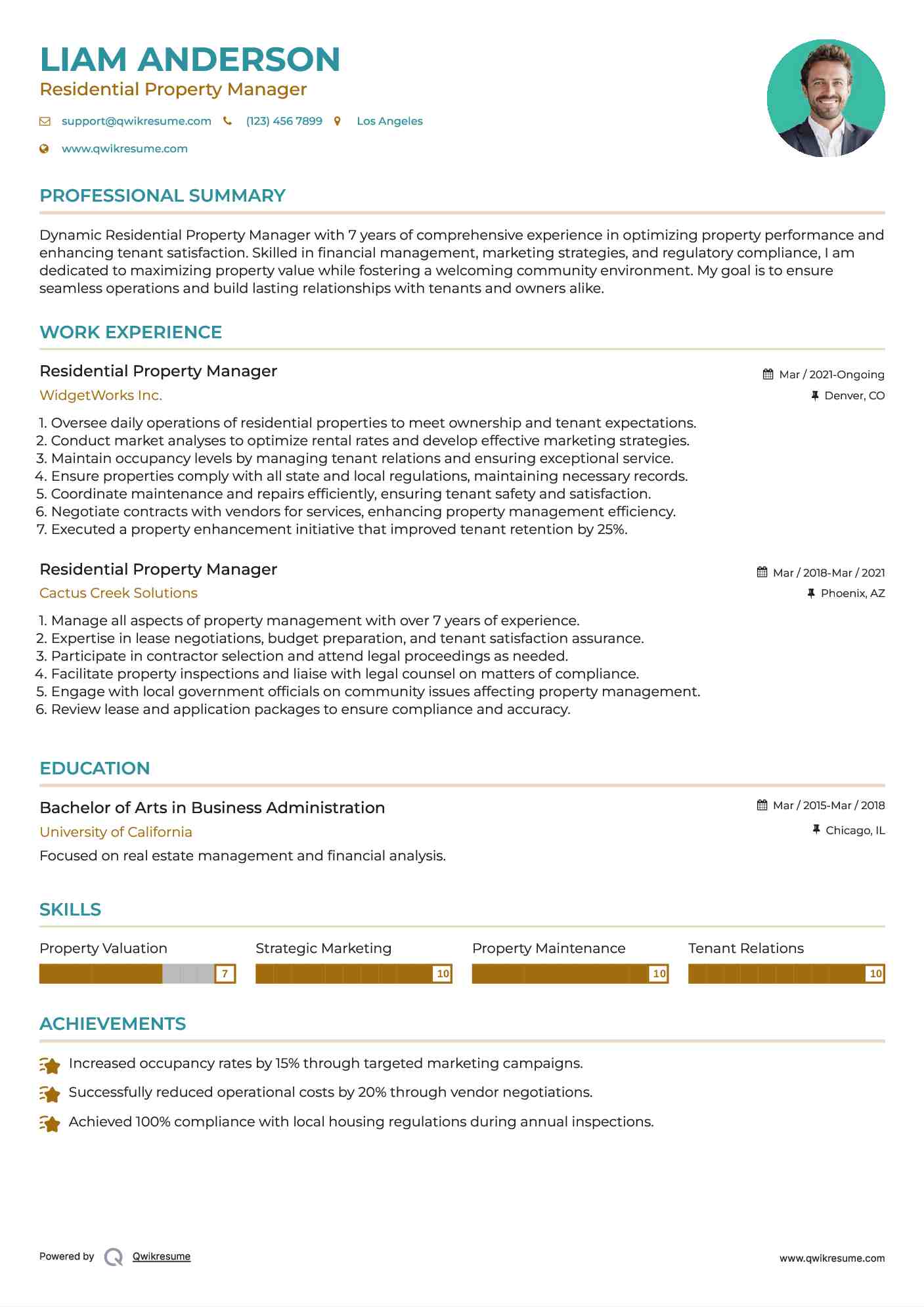 Residential Property Manager Resume Samples QwikResume Residential Property Manager Resume Samples QwikResume