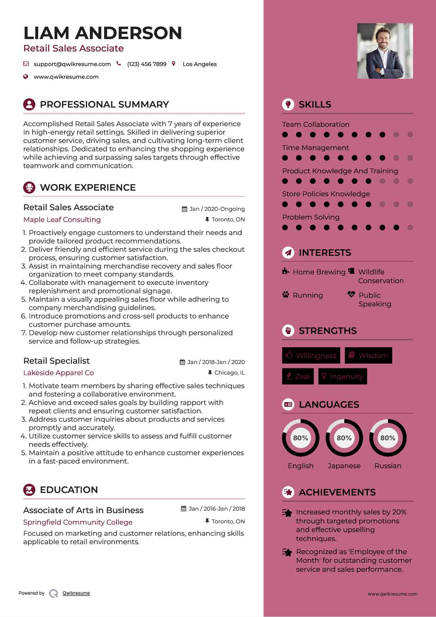 Process Coordinator Resume Samples 12A