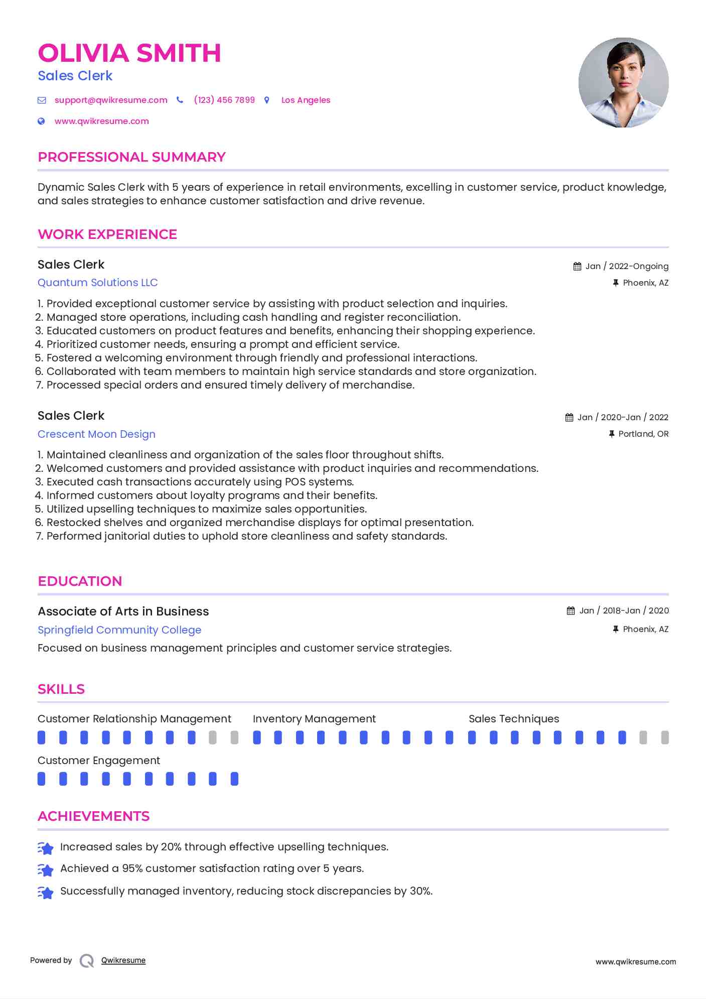 39 Resume Sample Sales Clerk Pics Infortant Document