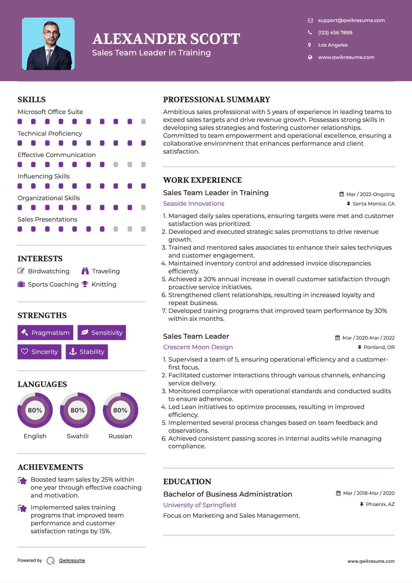 sales-team-leader-resume-samples-qwikresume