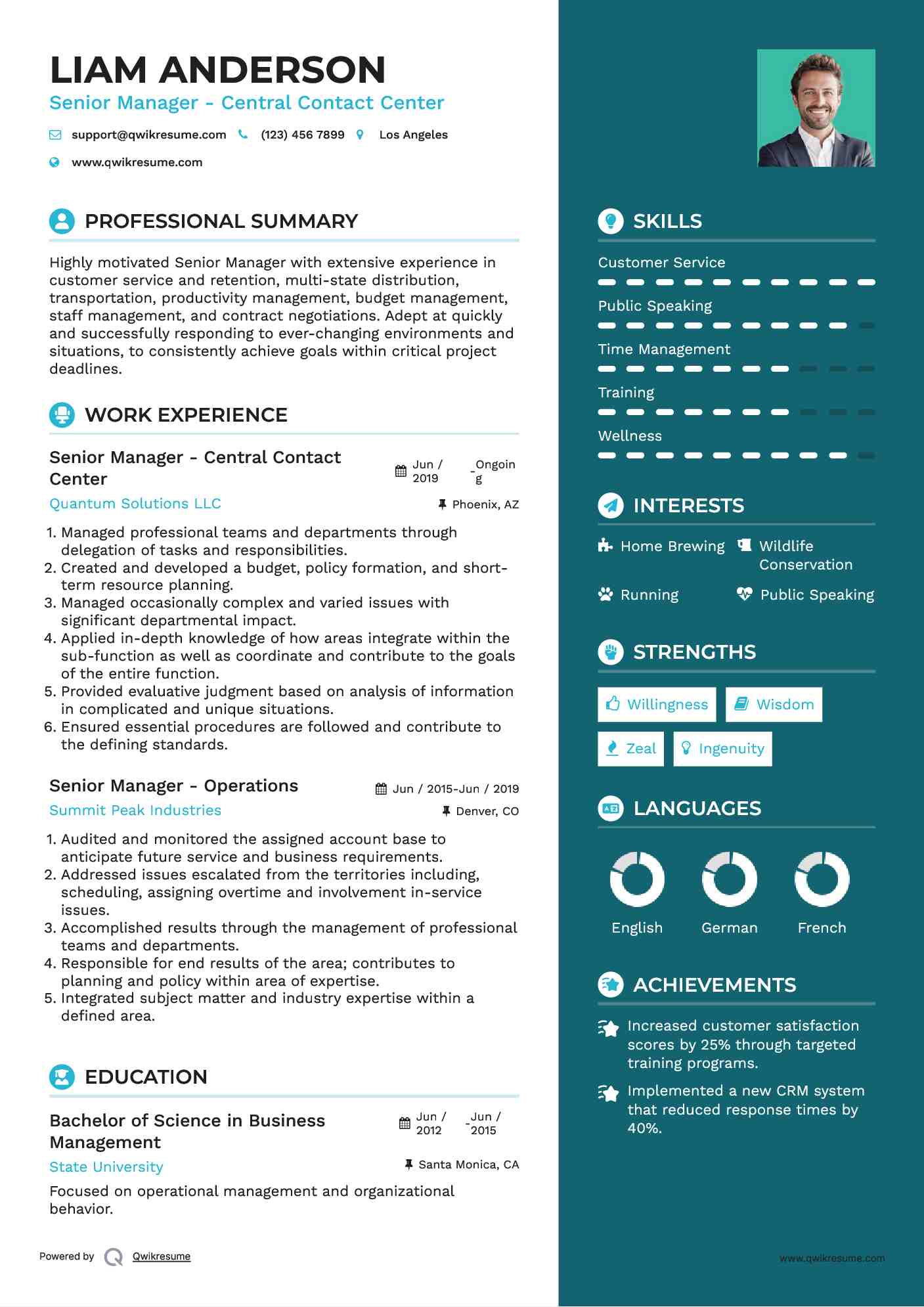 Resume Sr Manager Purchase Purchase Manager Resume Samples