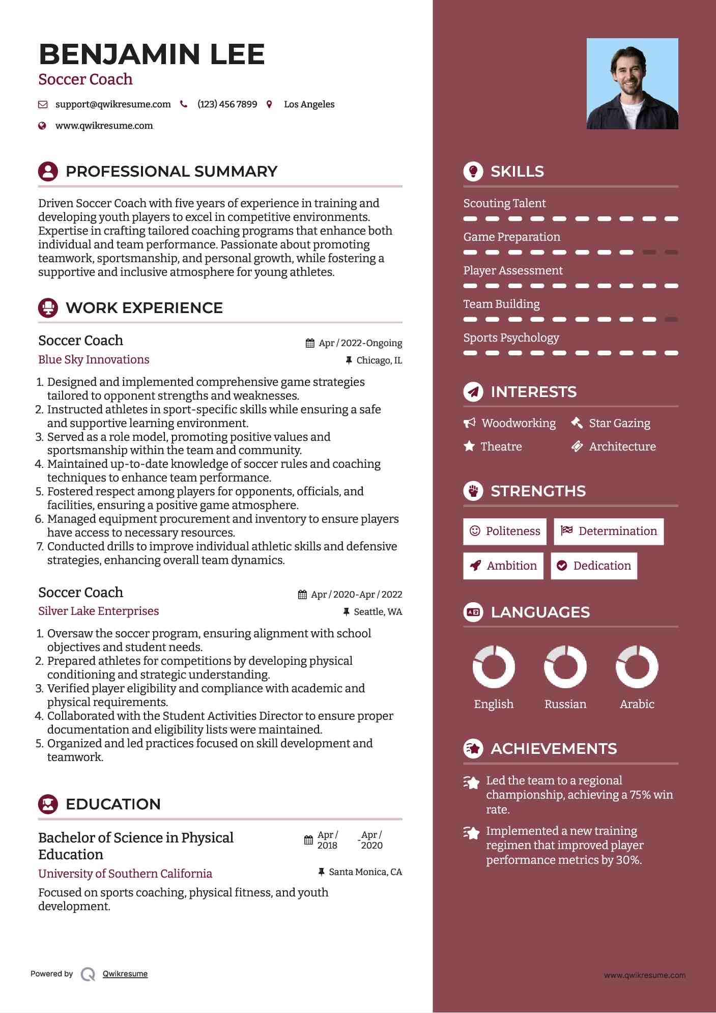 Soccer Resume Examples Wallmountedmailboxesimmediately