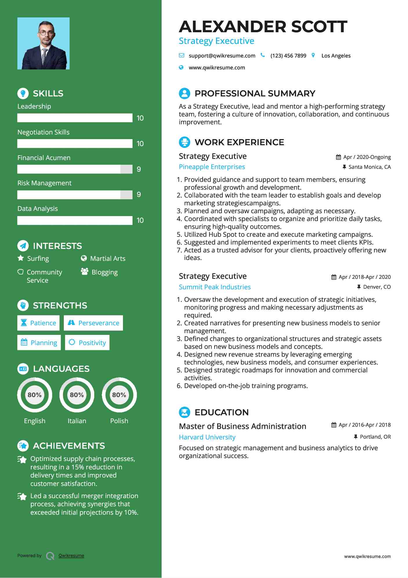 10+ Strategy Executive Resume Samples & Templates for 2025 10+ Strategy Executive Resume Samples & Templates for 2025