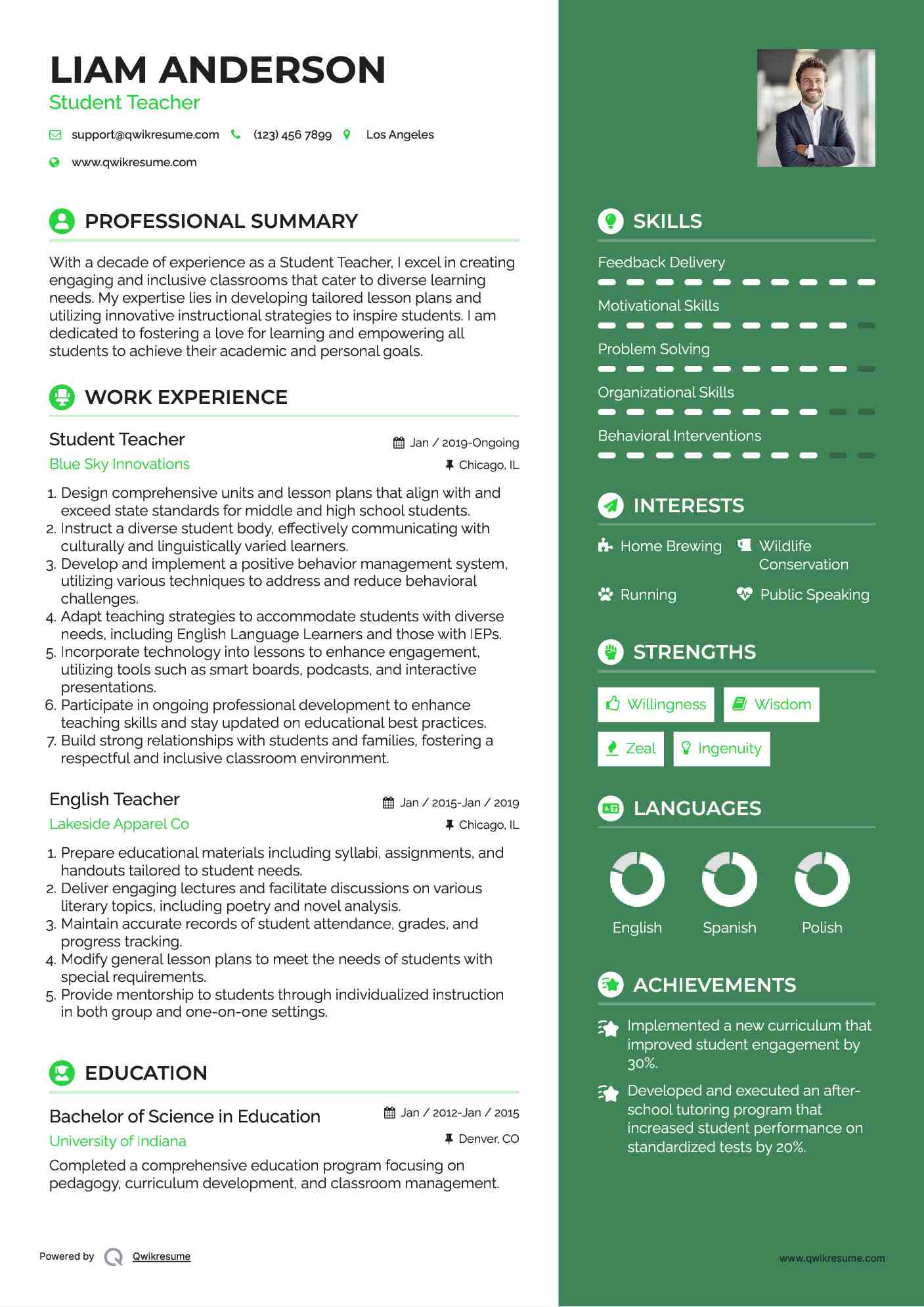 Resume Format For Teacher Job Resume Format For School Teacher Job It 