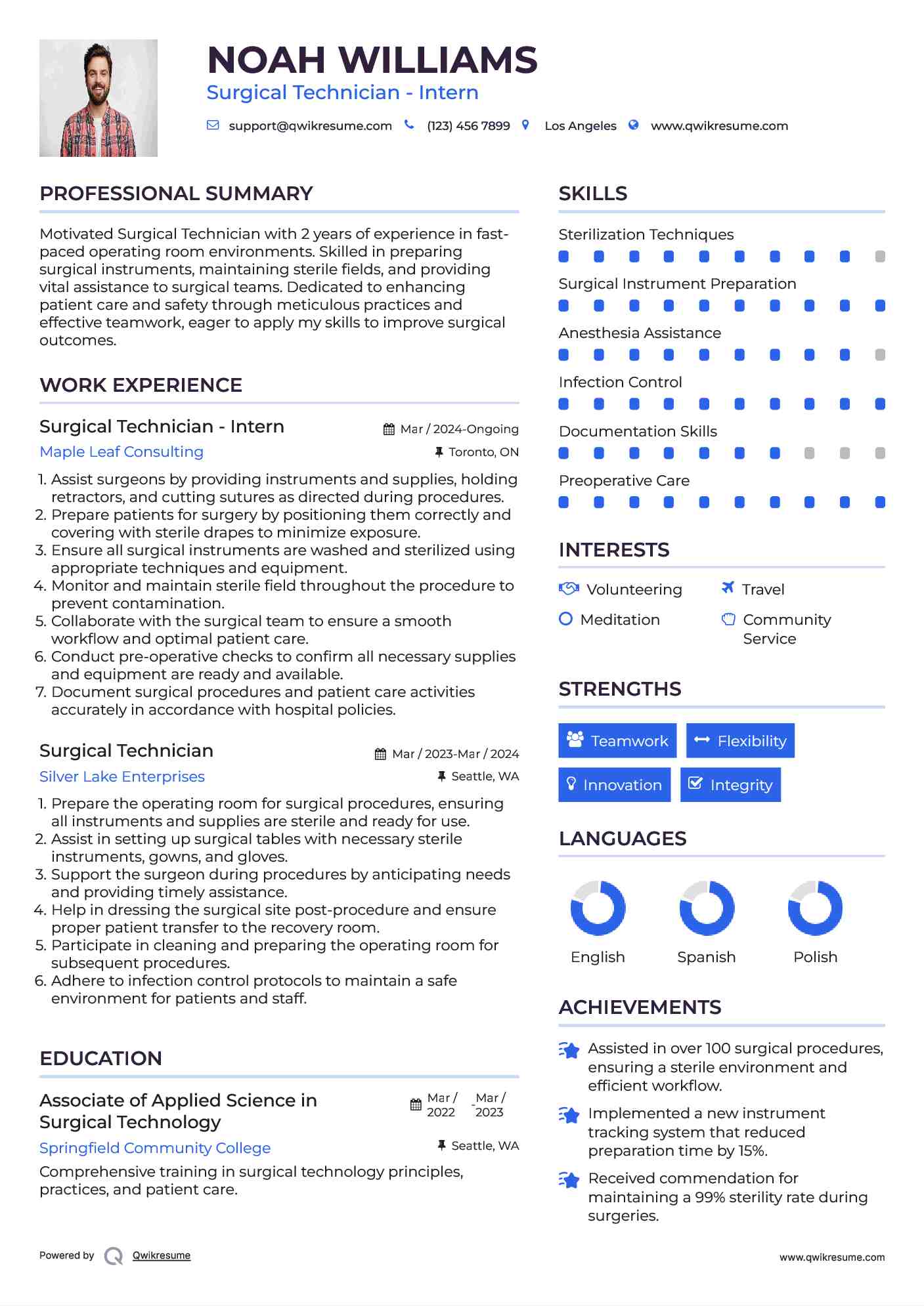 10+ Surgical Technician Resume Samples & Templates for 2025