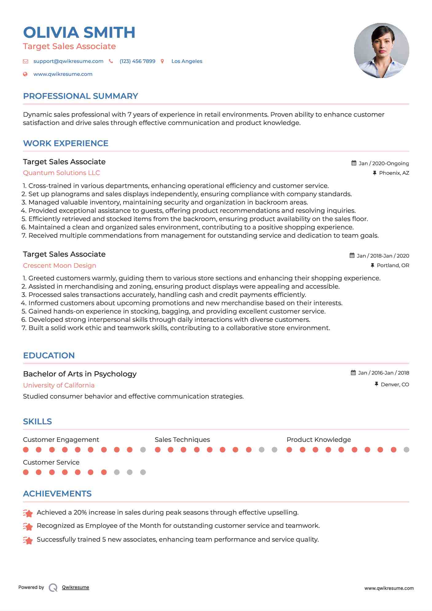 Target Sales Associate Resume Samples QwikResume target-sales-associate-resume-samples-qwikresume