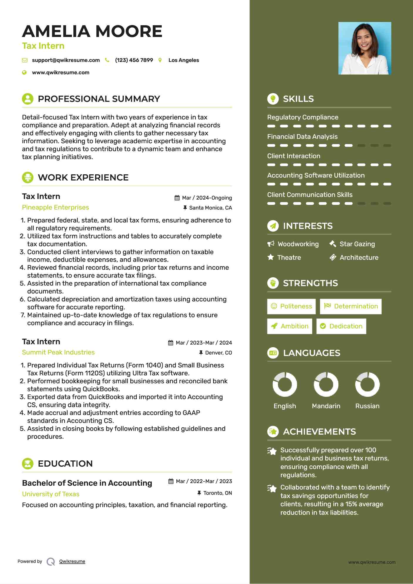 Internship Cv Template Office Intern Resume Example Kickresume Use 