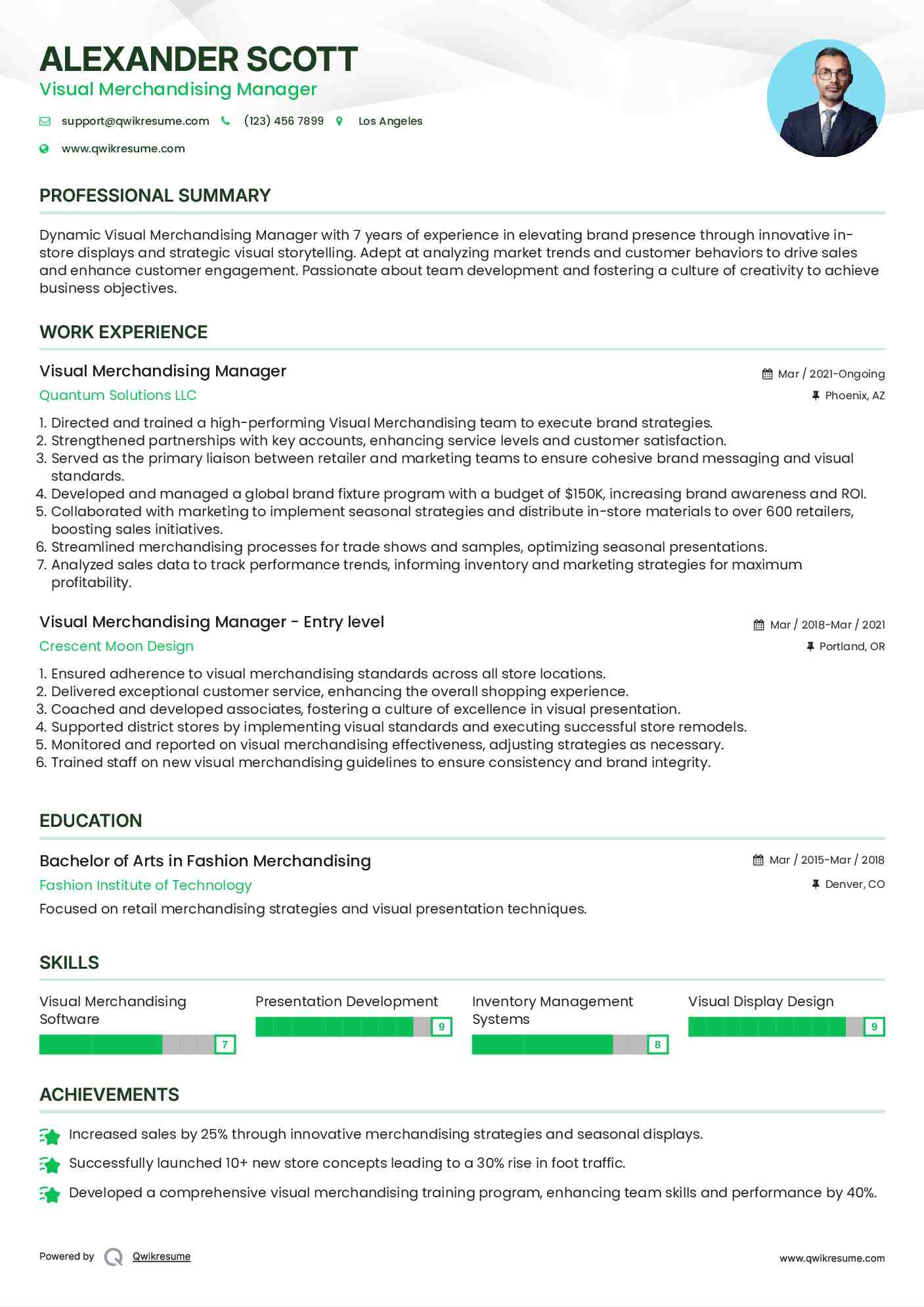 Visual Merchandiser Manager Visual Merchandiser Job Description