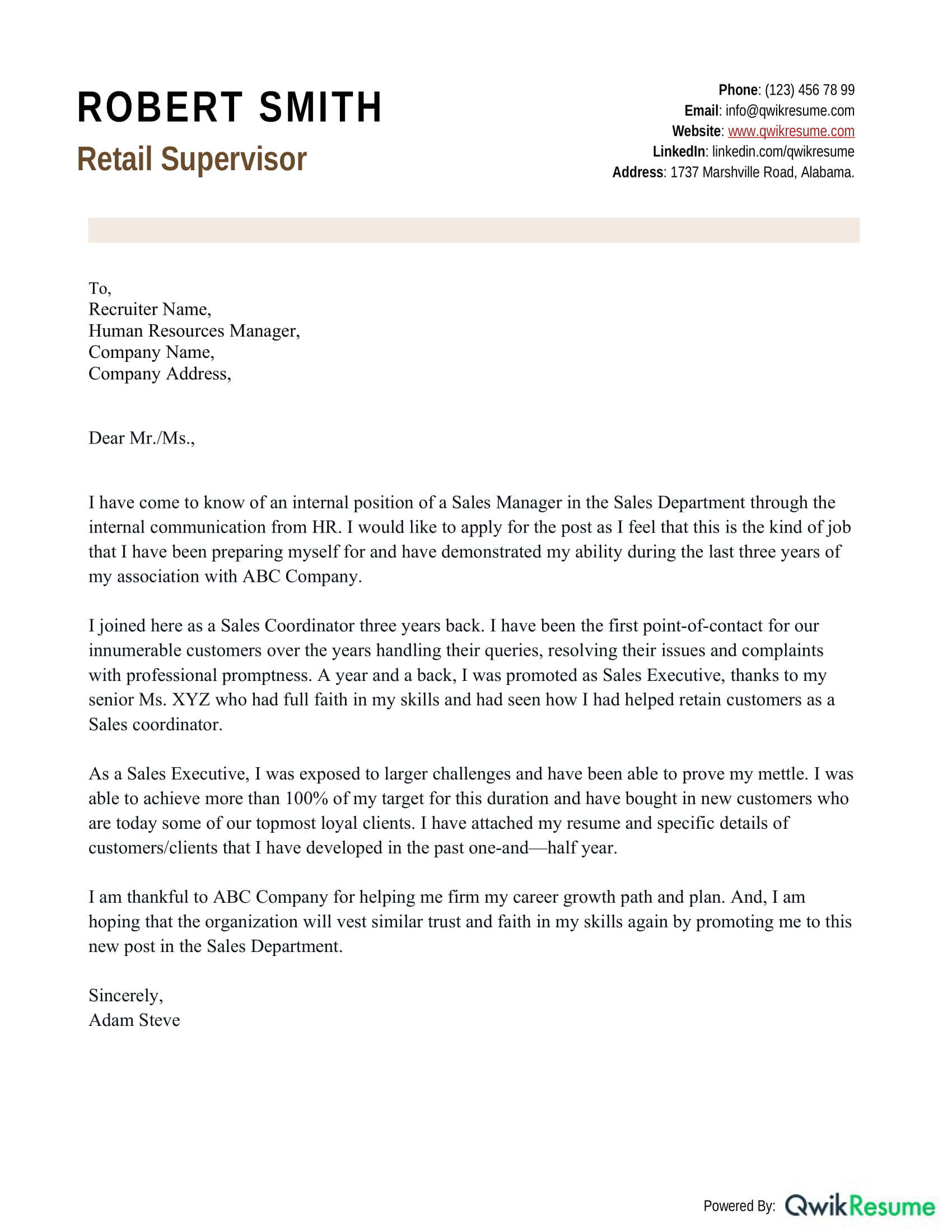 Cover Letter Example Kesilmaxx