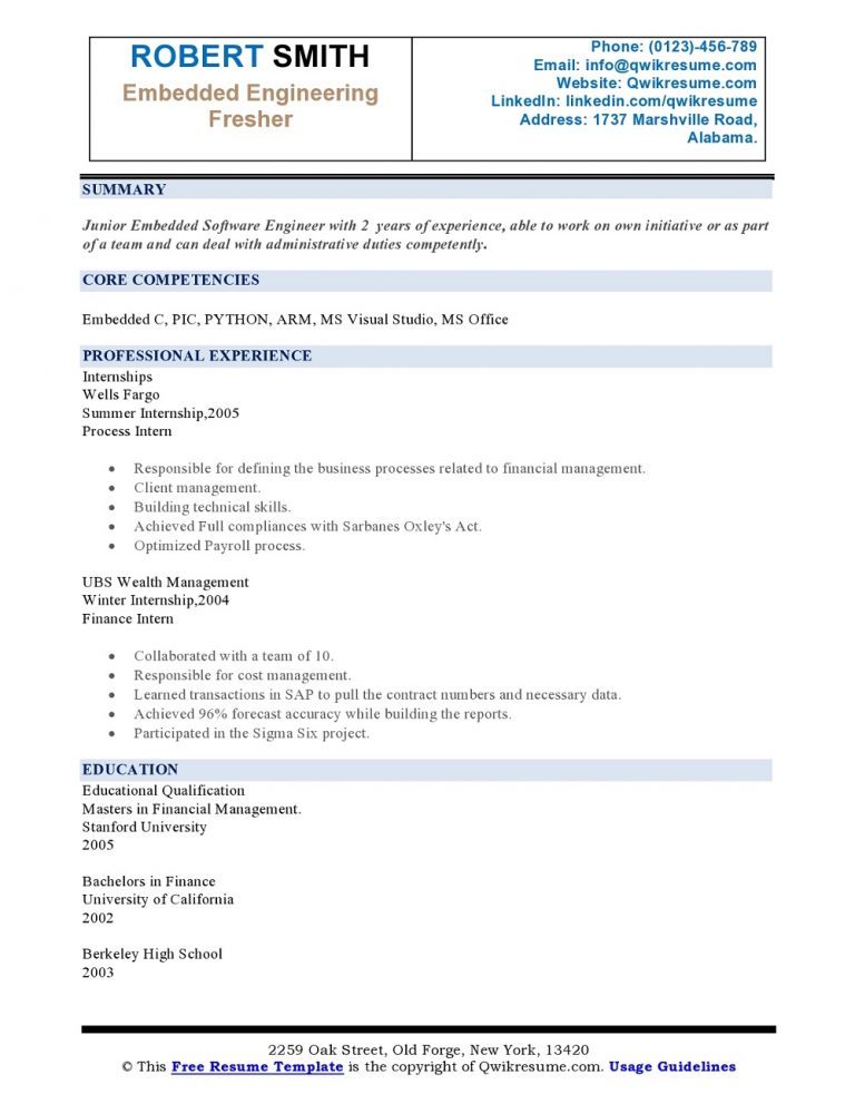 Internship on Resume : Writing Tips and Examples