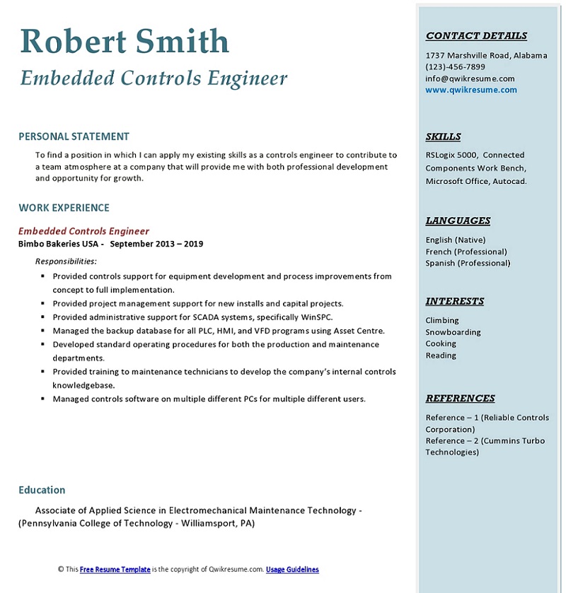 How To Make A One Page Resume Writing Tips Sample